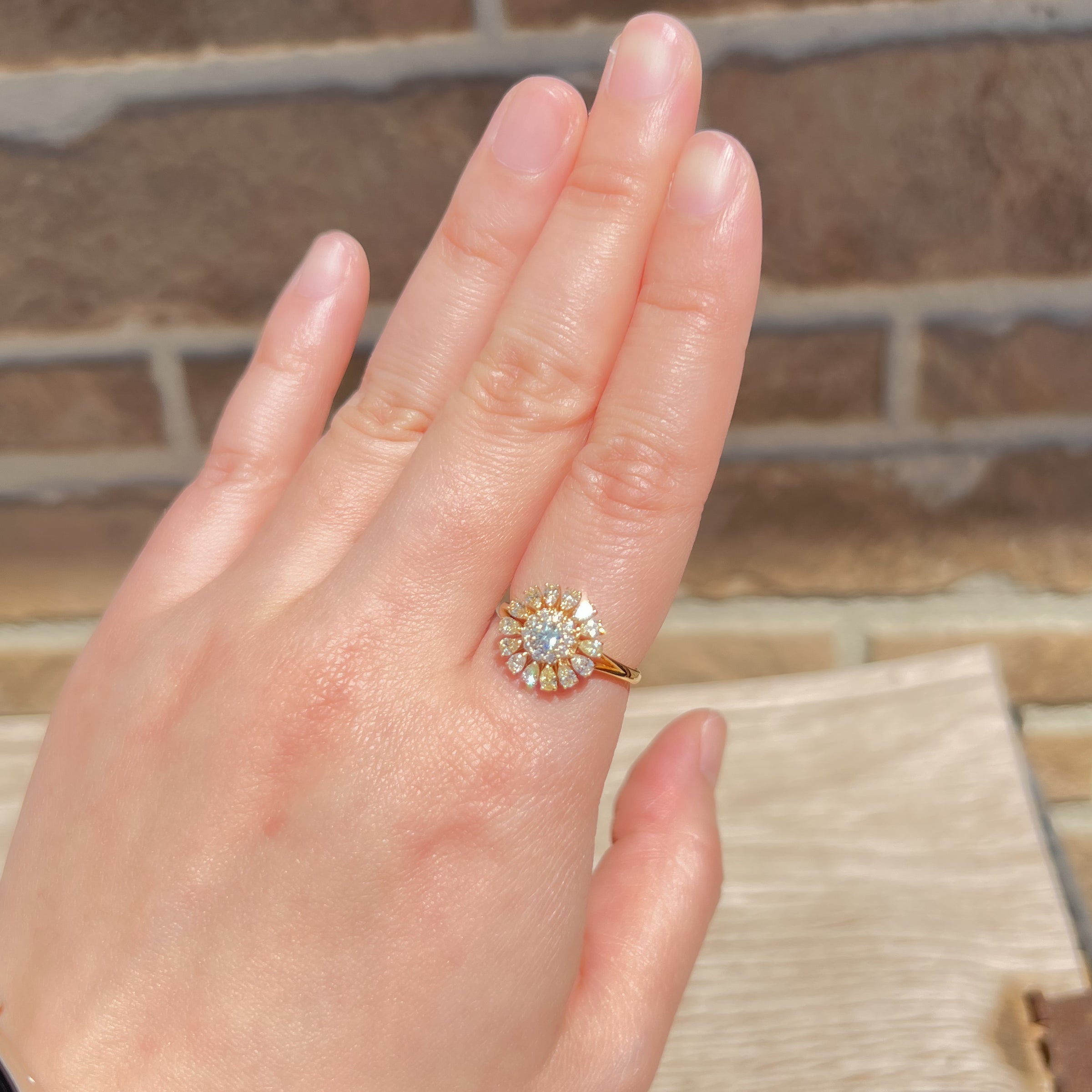 【1ct】K18YGダンデライオンリング | M SELECT JEWELRY